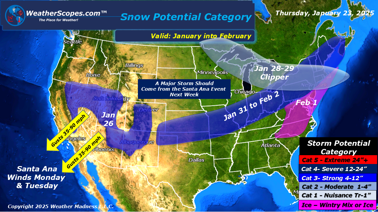 Daily Maps Thursday January 23rd, 2025 – Weather Made Fun and Exciting!