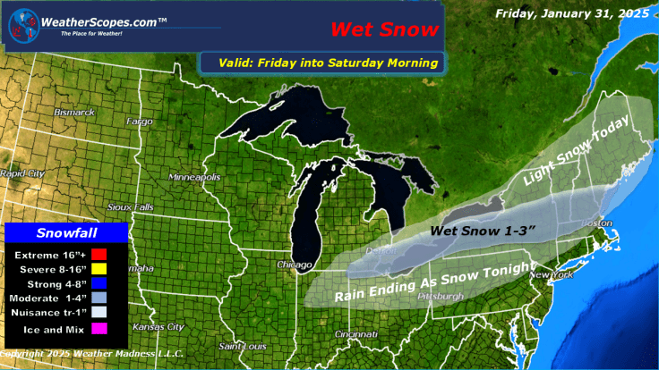 Daily Maps Friday January 31st, 2025 – Weather Made Fun and Exciting!