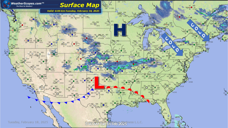 Daily Maps Tuesday February 18th, 2025 – Weather Made Fun and Exciting!