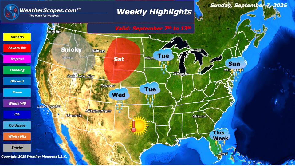 Weekly Highlights September 7th to 13th – Weather Made Fun and Exciting!