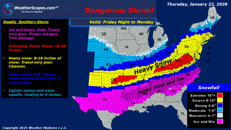 Daily Maps Thursday January 22nd, 2026 – Weather Made Fun and Exciting!